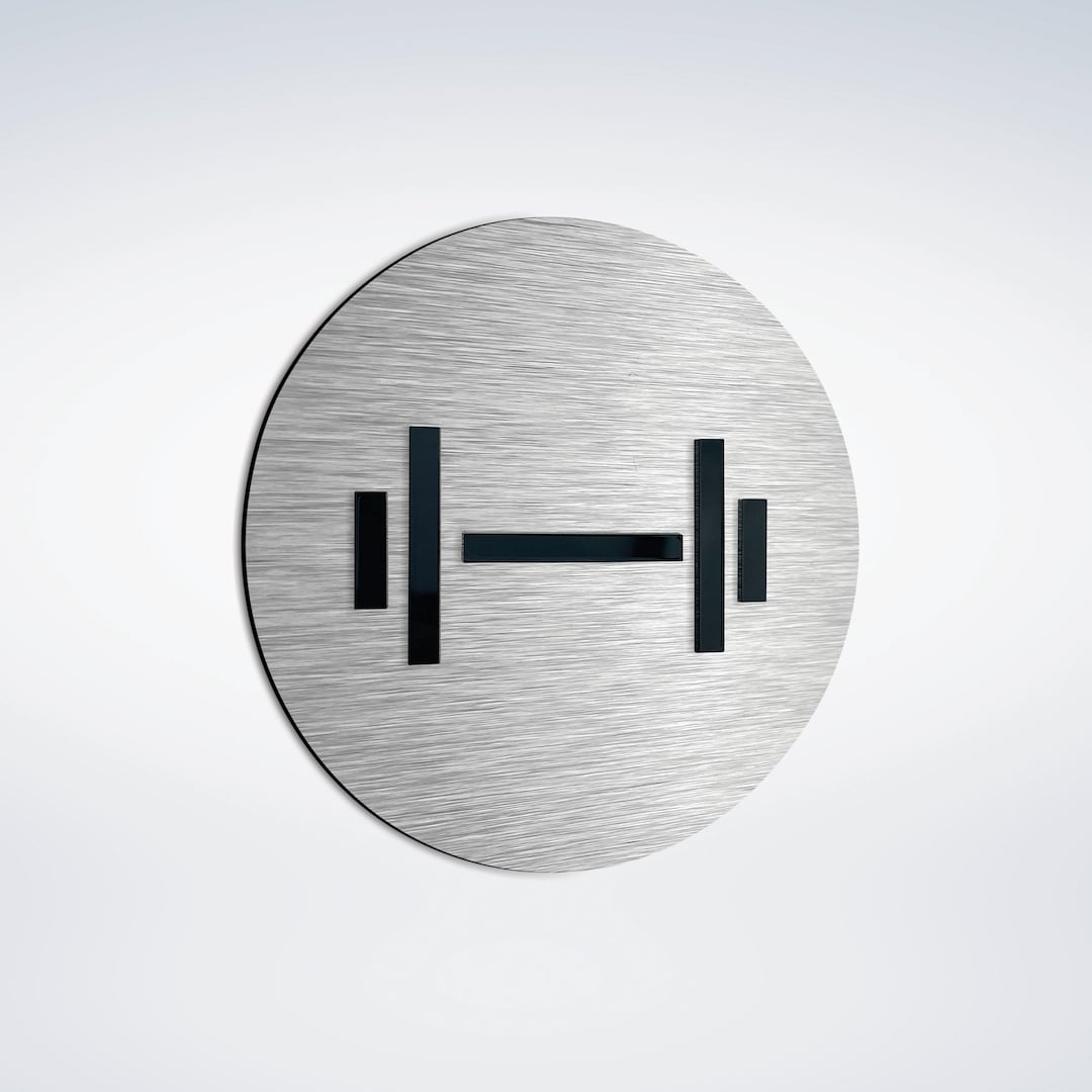 Weight Room Sign - Home Gym Signs - Fitness Center Plaques - Signage ...