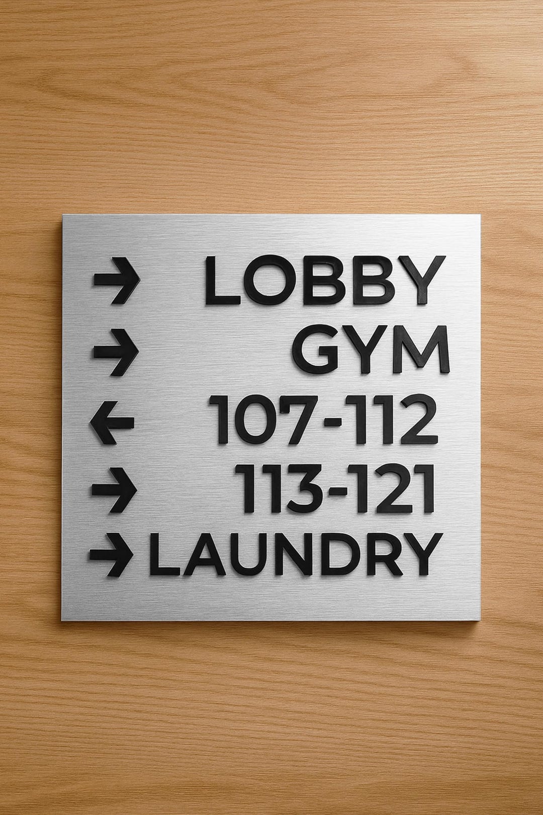 Custom Room Directional Signs, Floor Directory - Hotel Wayfinding Sign ...