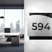 Door Number Sign Modern Exam Room Numbers Apartment Door Number Metal ...
