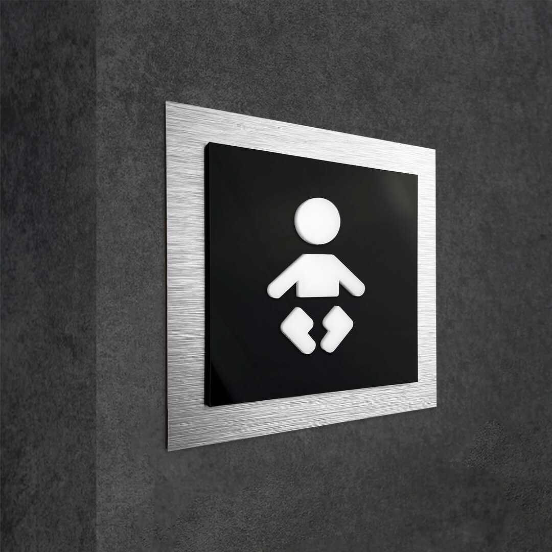 Baby Changing Station Sign Nursery Sign Office Door Sign Baby Sign for ...