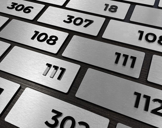 Apartment Building Signs Room Number Sign Hotel Room Signage - Etsy