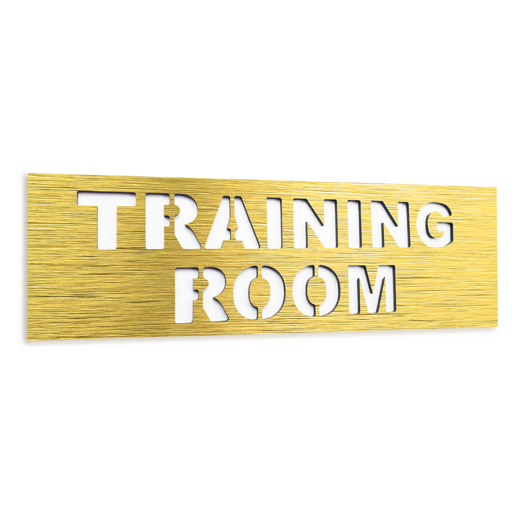 Aluminium Training Room Door Sign Gym Wall art Plaque | Etsy