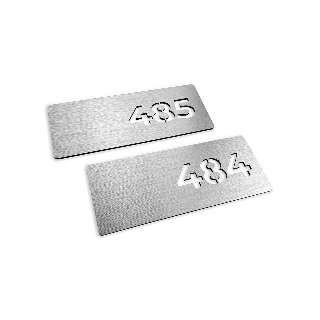 Hotel Room Number Design - Door Number Plaque - Hotelsigns - Apartment ...