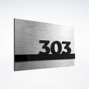 Custom Apartment Number Room Signs - Personalized Hotel Rooms Numbers ...