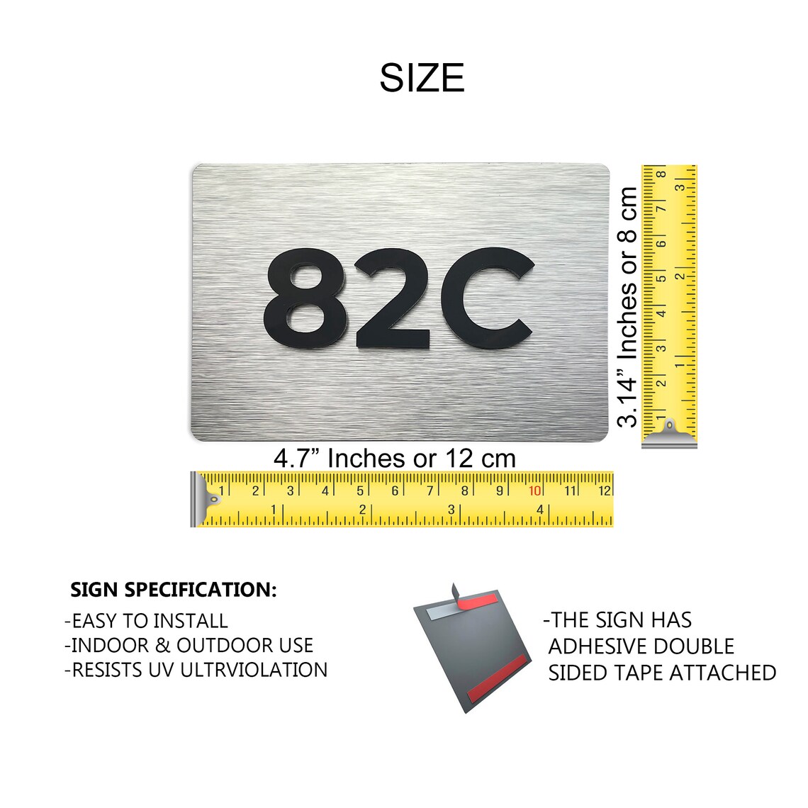 Room Numbers Signs Apartment Door Numbers Hotel Sign - Etsy