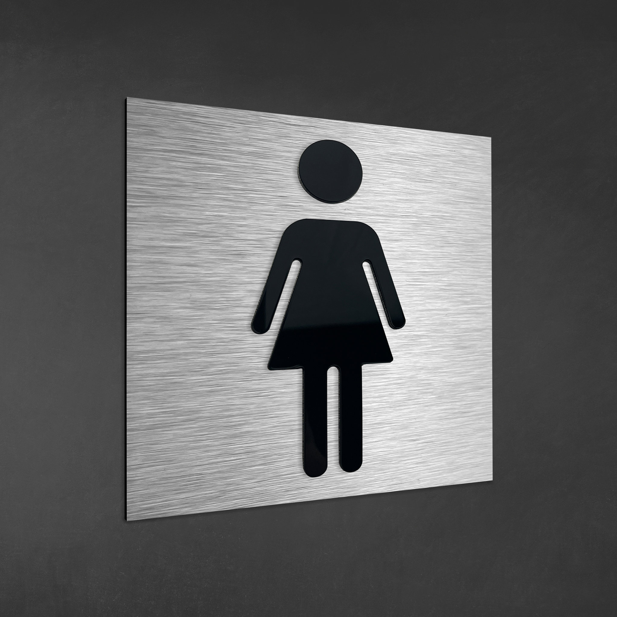 Lady Bathroom Sign