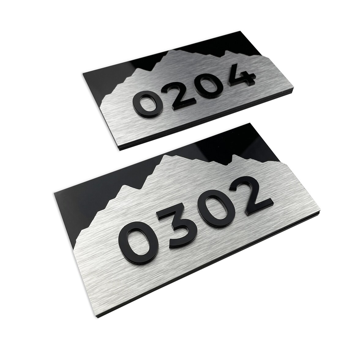 Modern Apartment Signage Number Plate Signs Hotel Room - Etsy