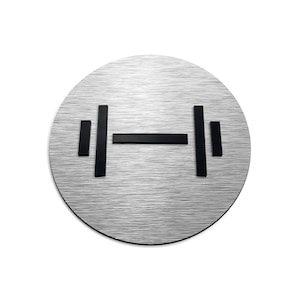 Weight Room Sign - Home Gym Signs - Fitness Center Plaques - Signage ...