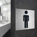 Gentlemen Bathroom Sign Male Restroom Signage Mens Room Signs Men ...