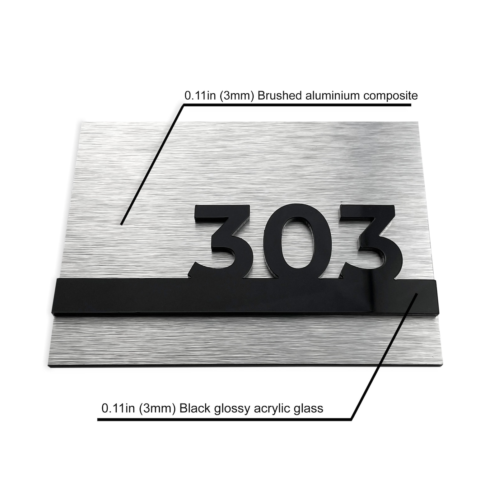 Custom Apartment Number Room Signs Personalized Hotel Rooms - Etsy
