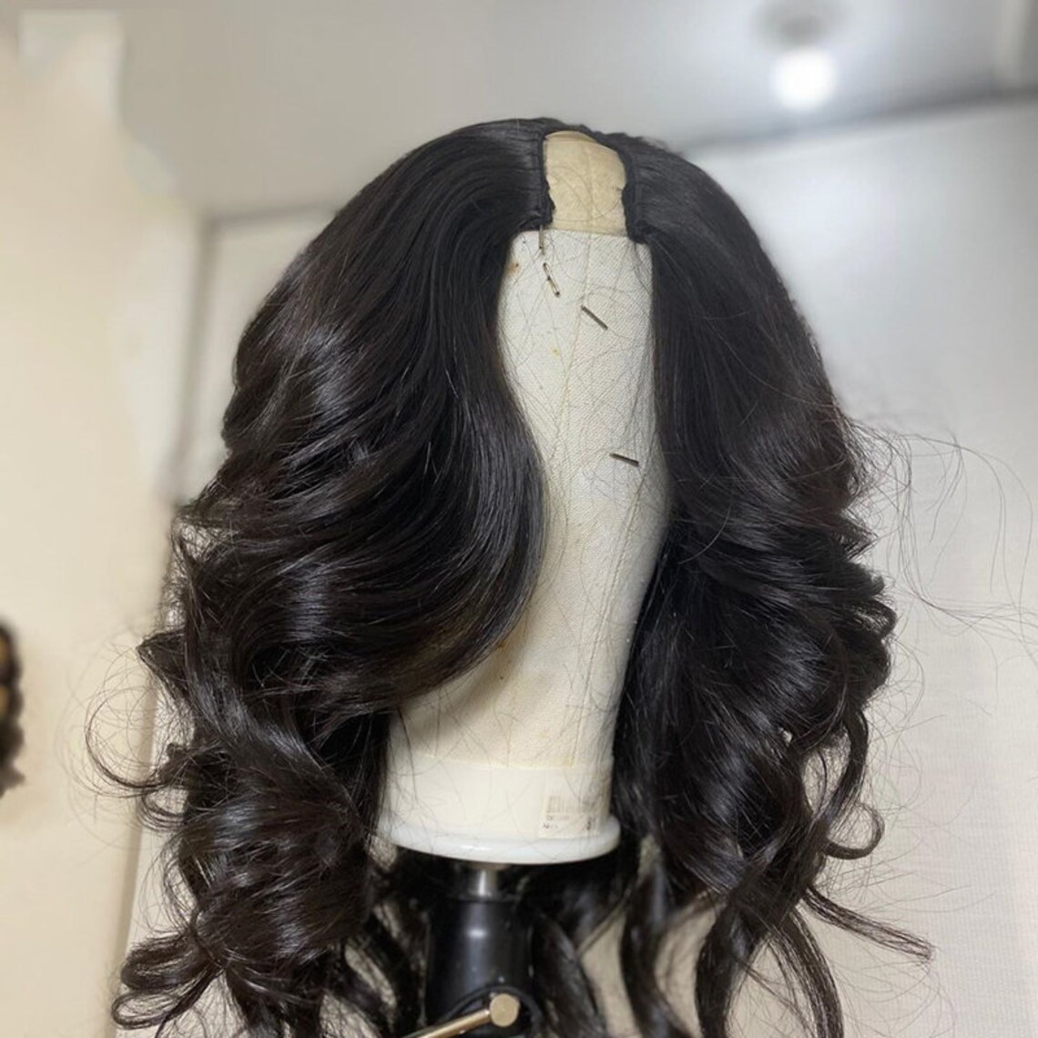 Body Wave Human Hair U Part Wigs For Black Women Short Human | Etsy