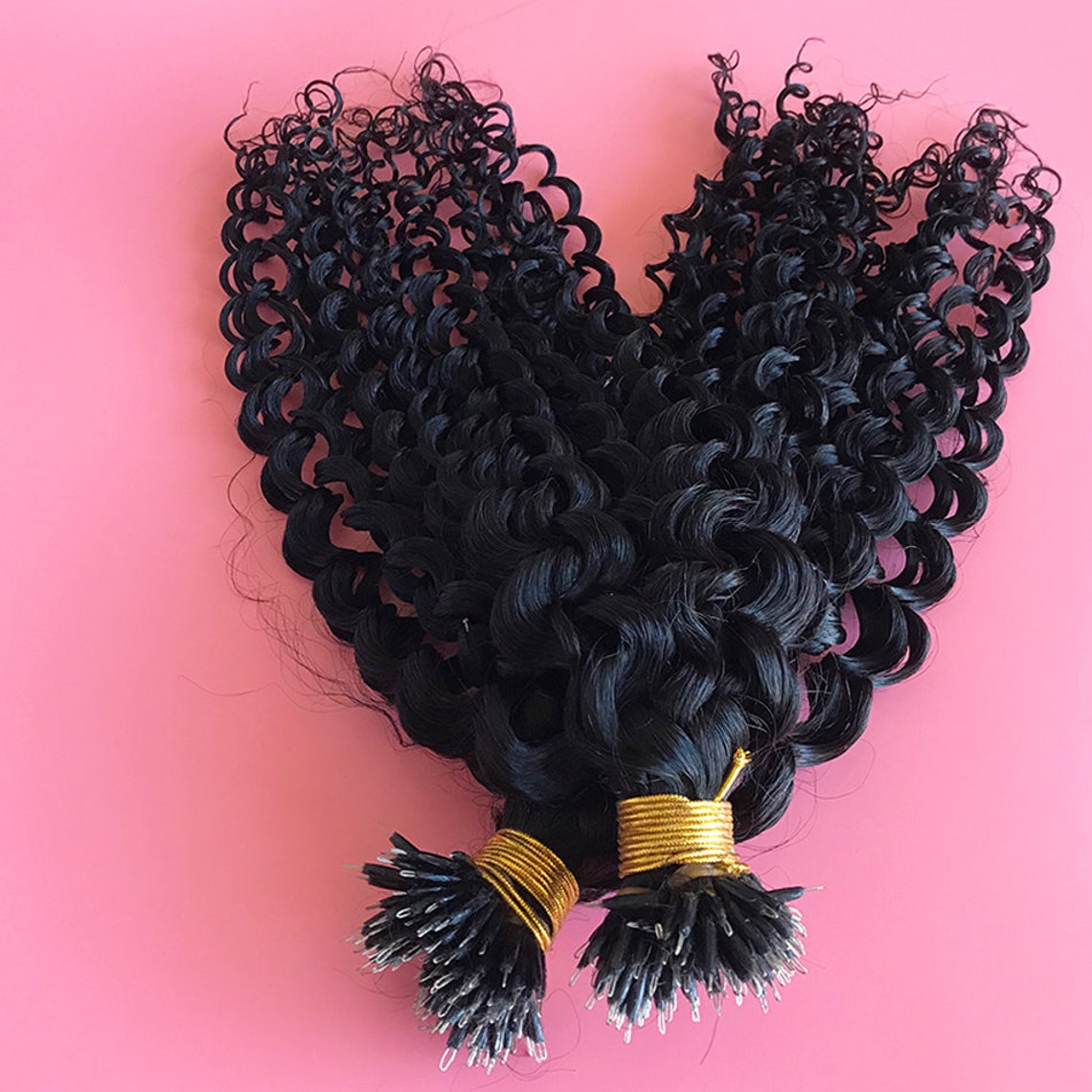 Remy Nano Rings Hair Extensions Micro Loop Micro Beads Keratin Human ...