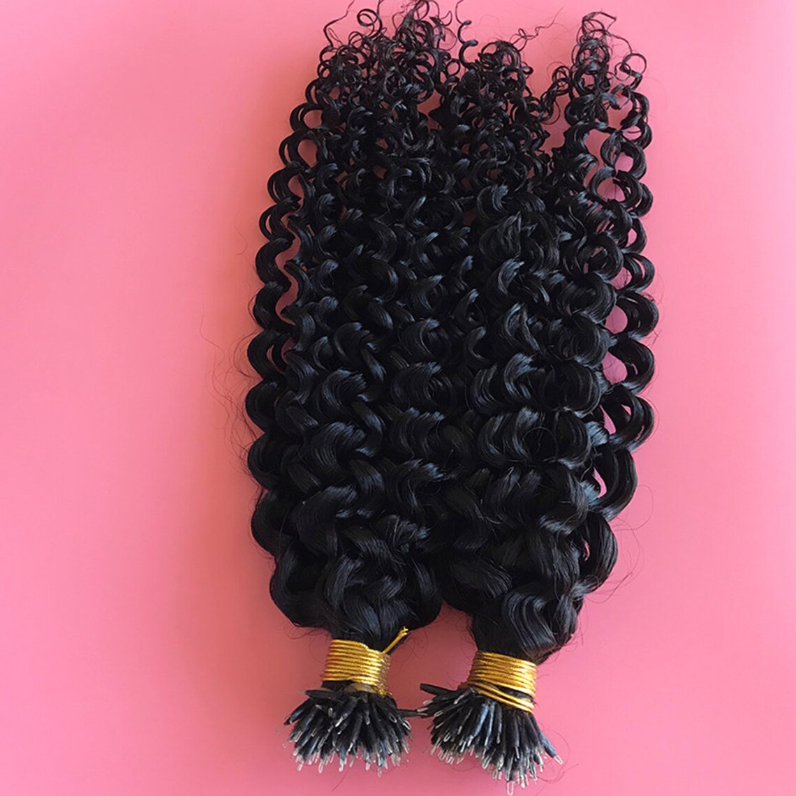 Remy Nano Rings Hair Extensions Micro Loop Micro Beads Keratin Human ...