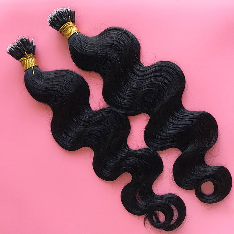 Body Wave Nano Ring Brazilian Remy Human Hair Extensions Nano Rings ...