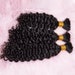Human Hair Bulk Brazilian Remy Curly Bulk Hair Human Hair for Braiding ...