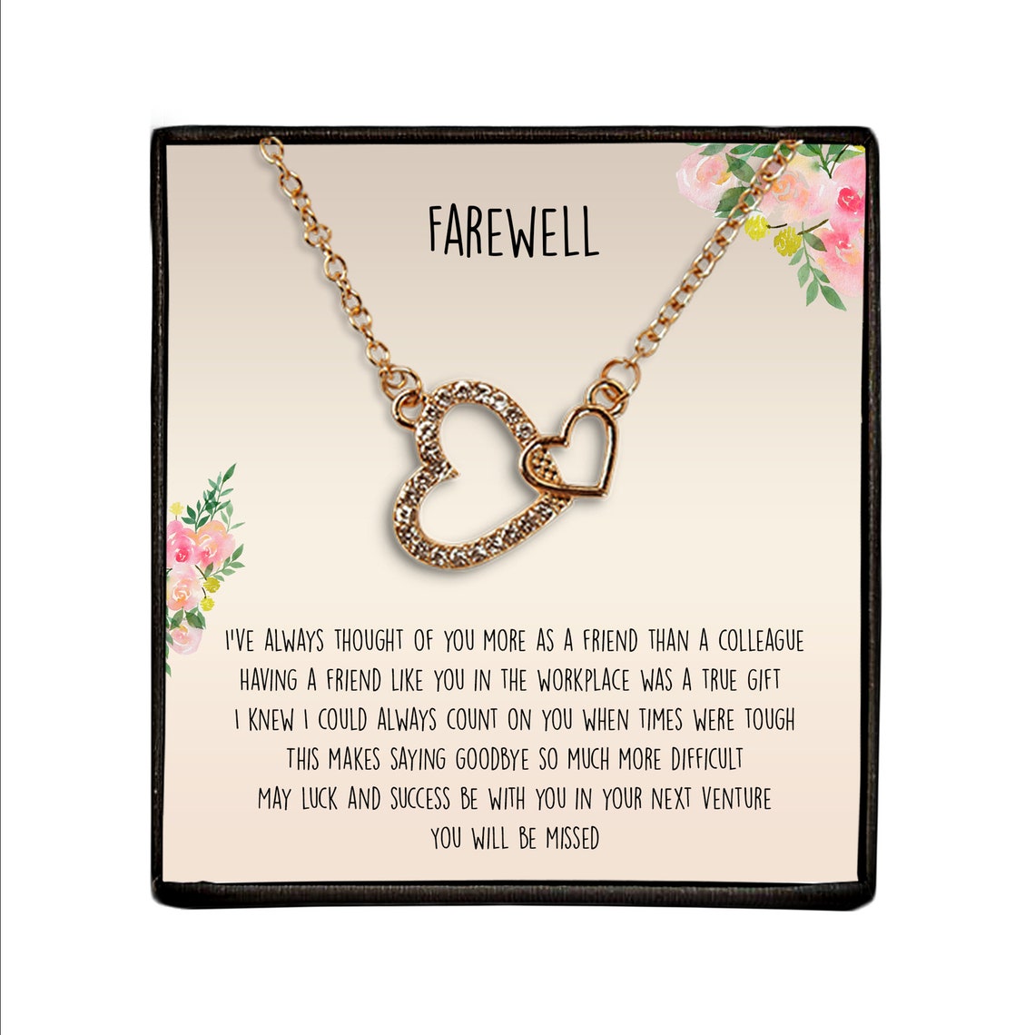 Farewell Jewelry Farewell Necklace Going Away Gift for | Etsy