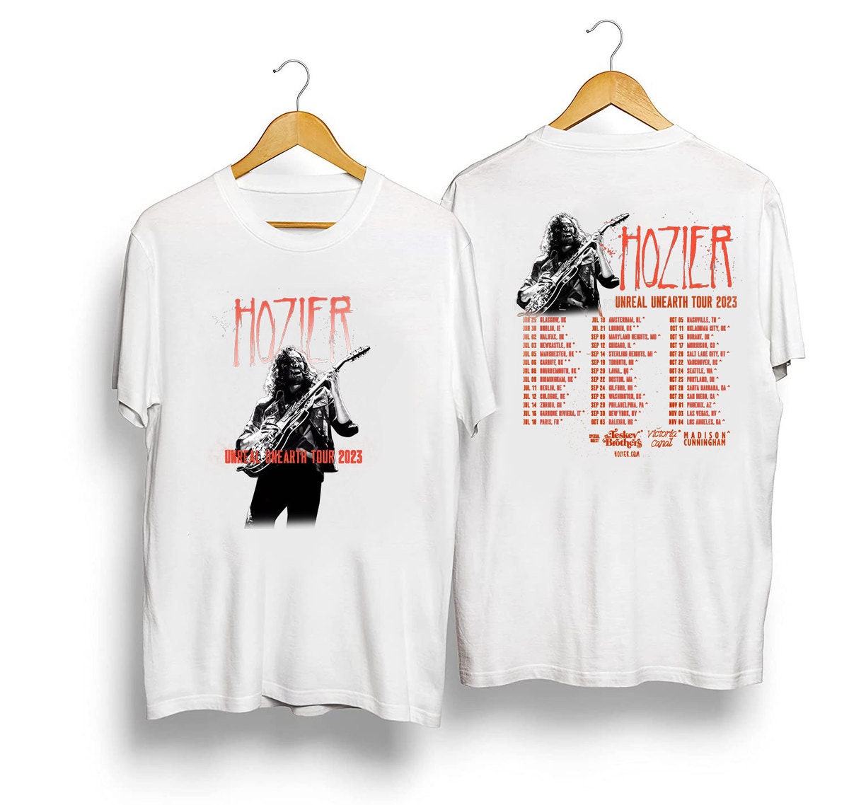 Hozier Unreal Unearth Tour 2023 Shirt, Unreal Unearth Tour 2023 Fan ...