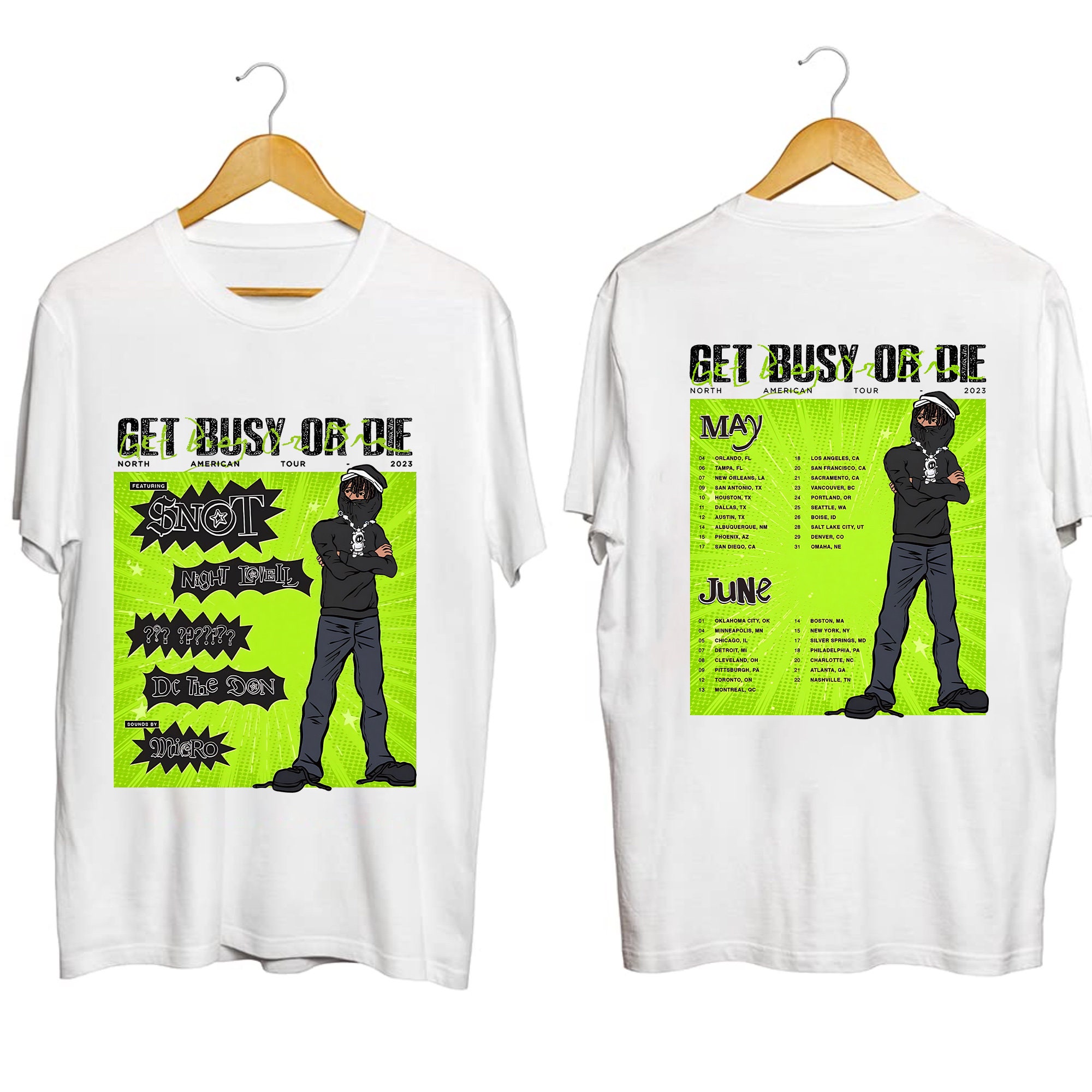 SNOT 2023 North American Tour Shirt, Rapper Snot 2023 Concert Shirt ...