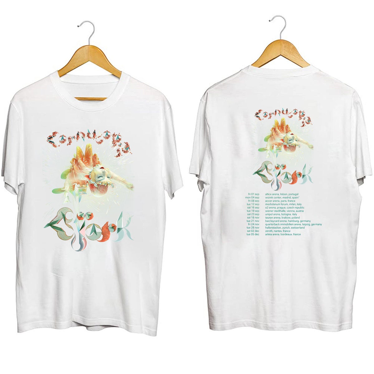 Bjrk 2023 European Cornucopia Tour Shirt sold by Feminist Henrique ...