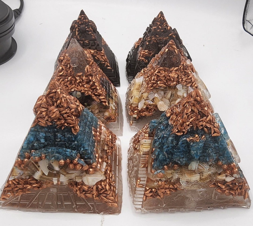 Orgonite Pyramids - Etsy
