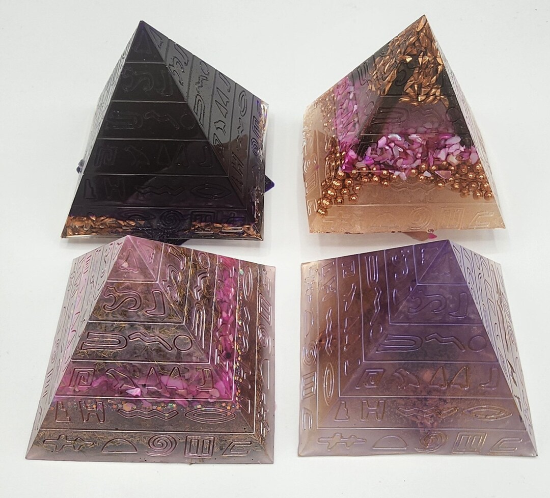 Orgonite Pyramids - Etsy