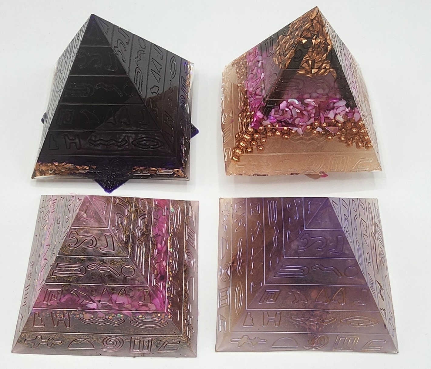 Orgonite Pyramids - Etsy