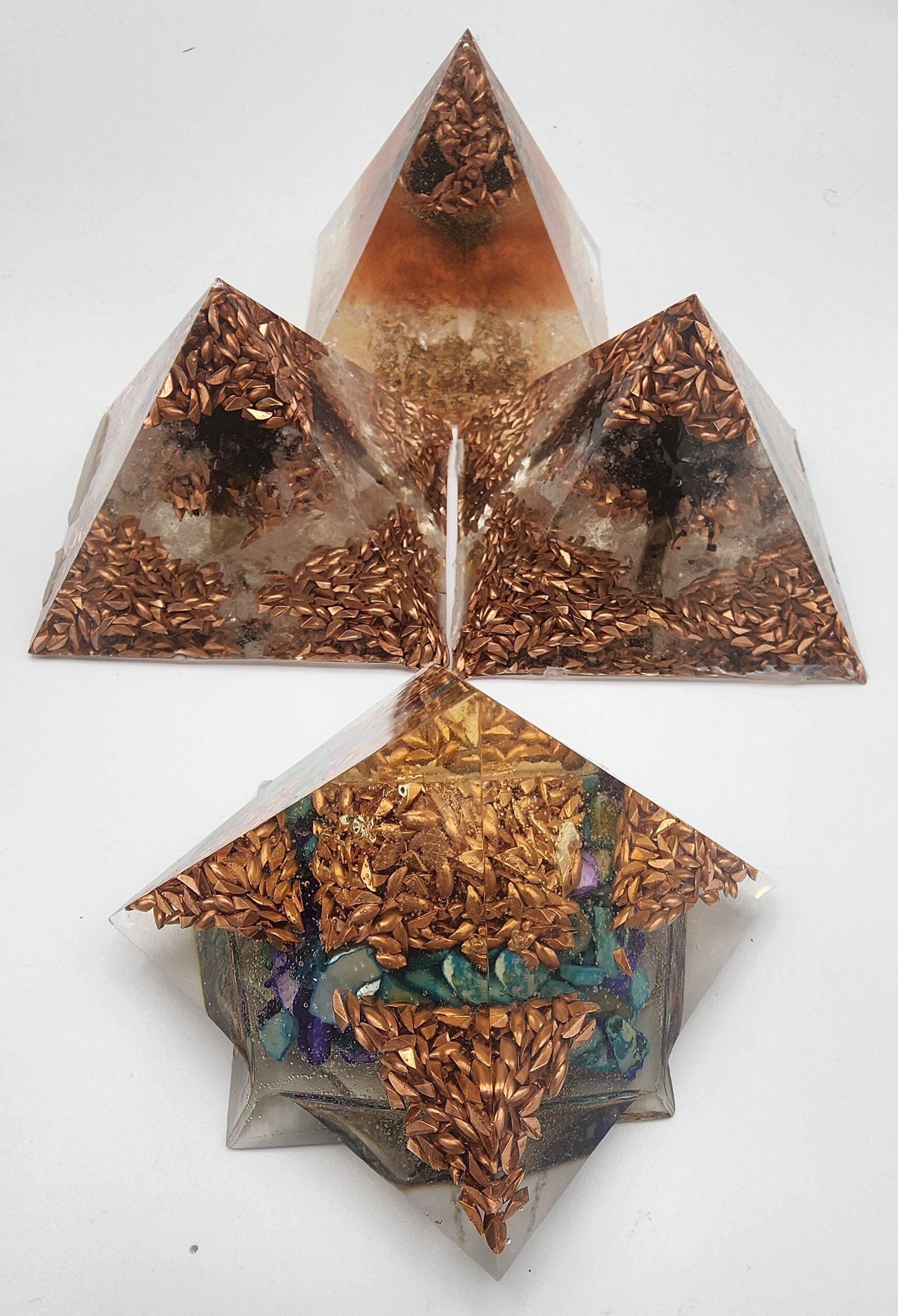Orgonite Pyramids - Etsy