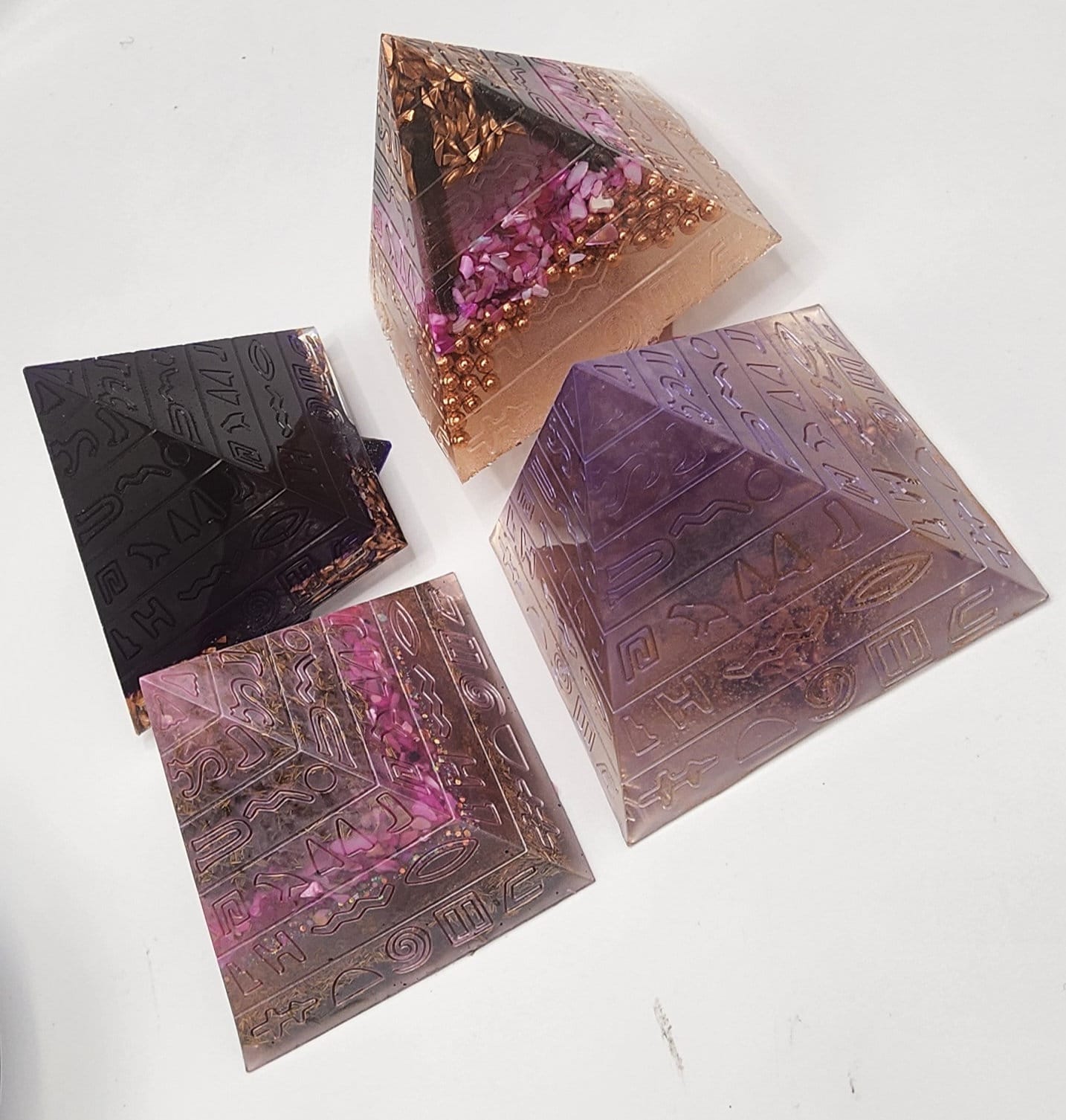 Orgonite Pyramids - Etsy