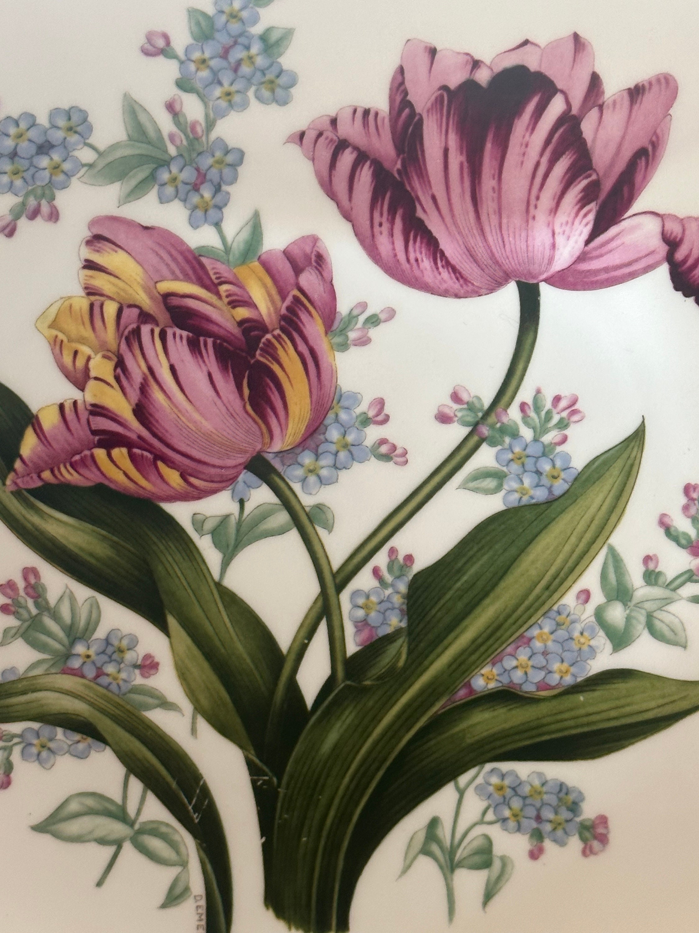 Spode Garden Flowers Plate - Etsy