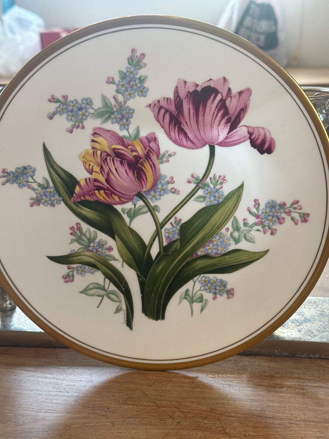 Spode Garden Flowers Plate - Etsy