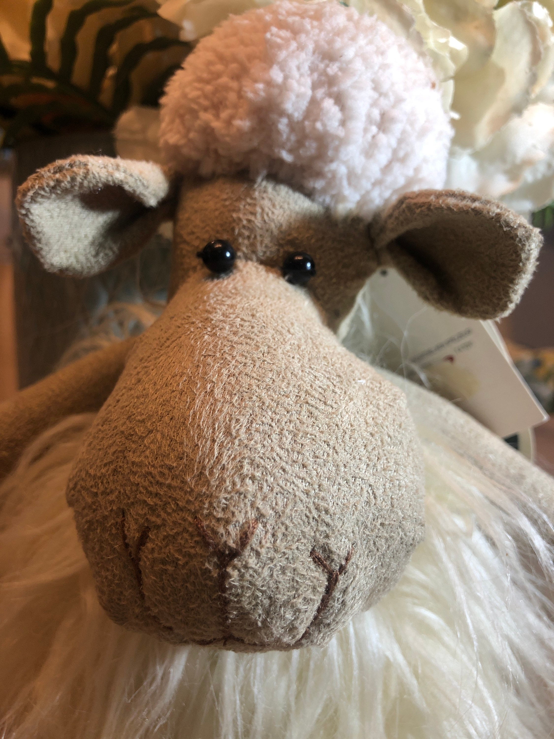 Boltz Gruppe Handmade Designer Sitting Sheep in Faux Leather With Felt ...