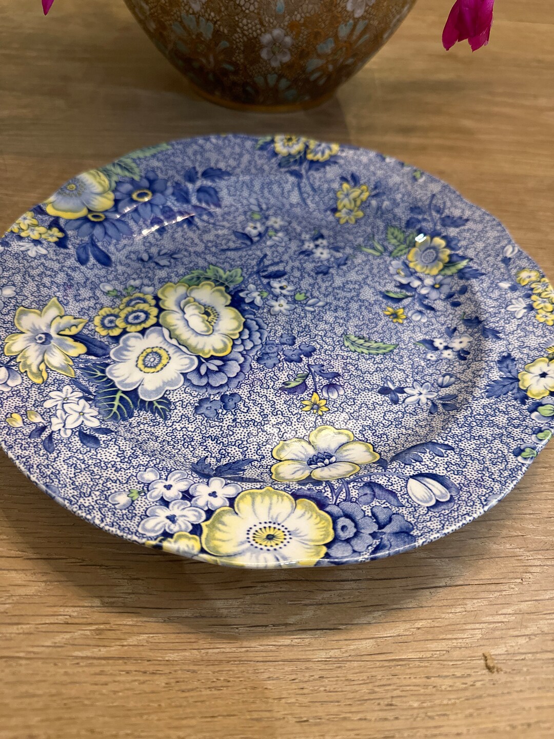 Spode Blue Chintz Main Dinner Plates - Etsy