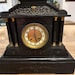 Antique Double Pillar Marble Clock - Etsy