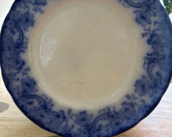 Victorian Royal Doulton Melrose Flow Blue Plate, C.1898 - Etsy