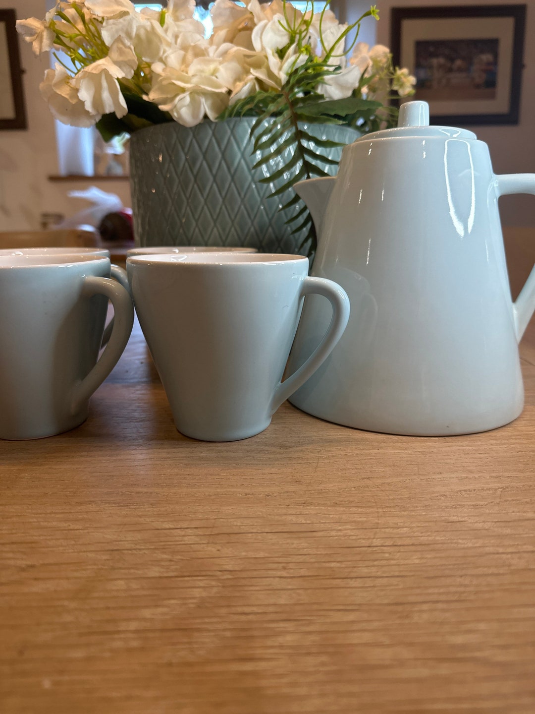 John Rocha Vintage Collectible Coffee/tea Pot With 4 Mugs - Etsy