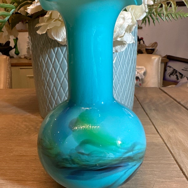 Turquoise Vase - Etsy