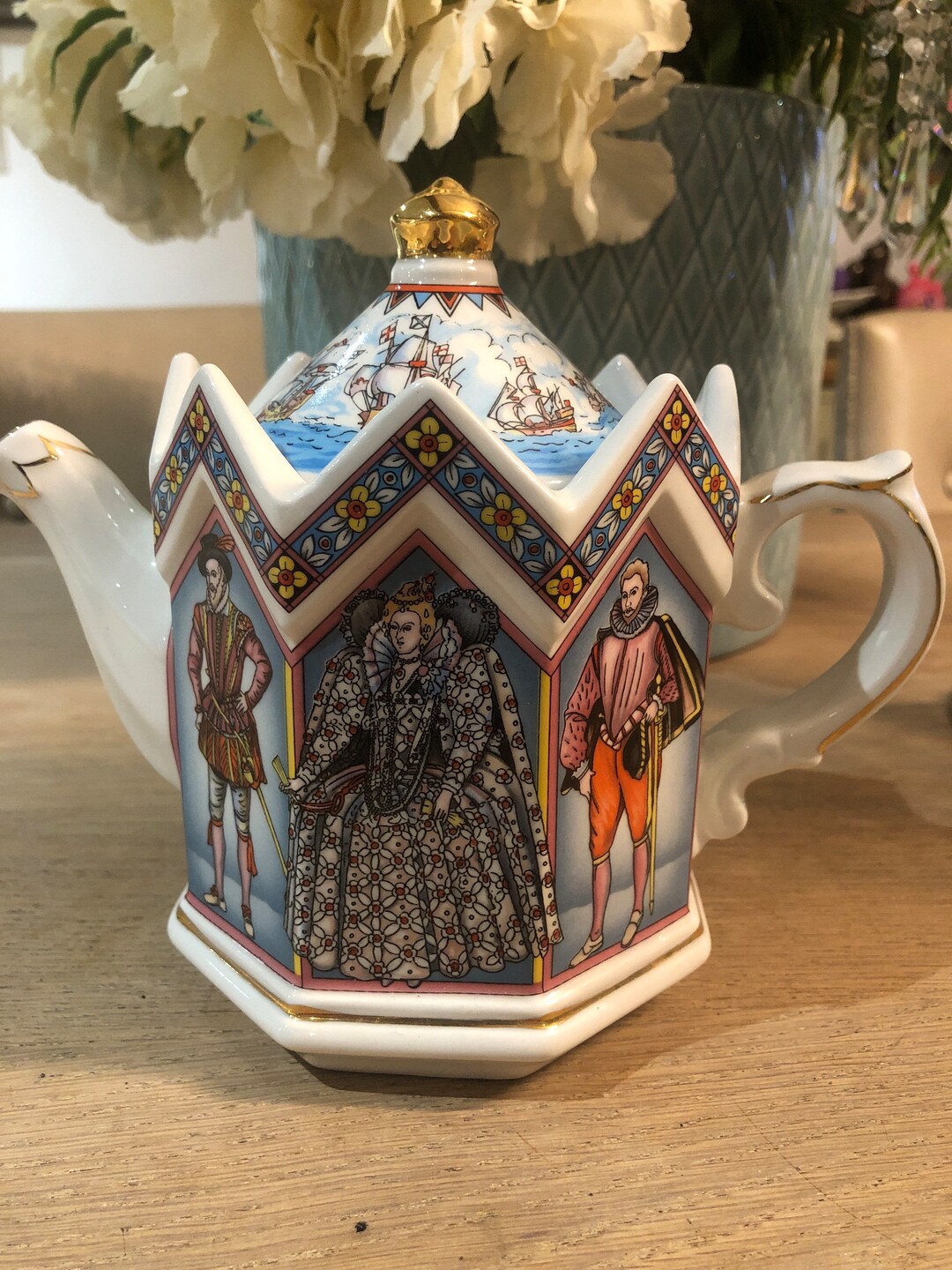 Sadler Commemorative Elizabeth 1 Queen of England Teapot - Etsy