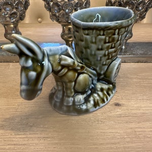 Shamrock Wade Pottery Donkey and Cart - Etsy