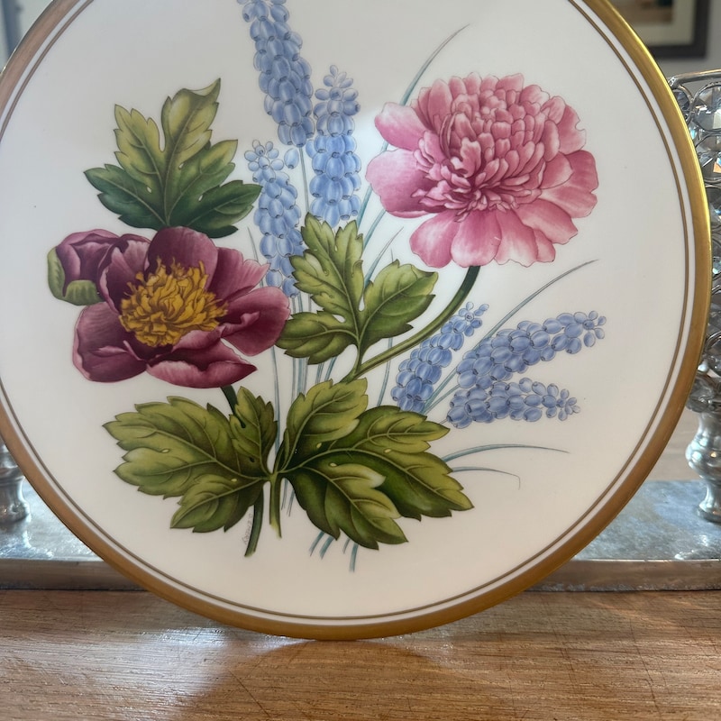 Garden Flower Plate - Etsy