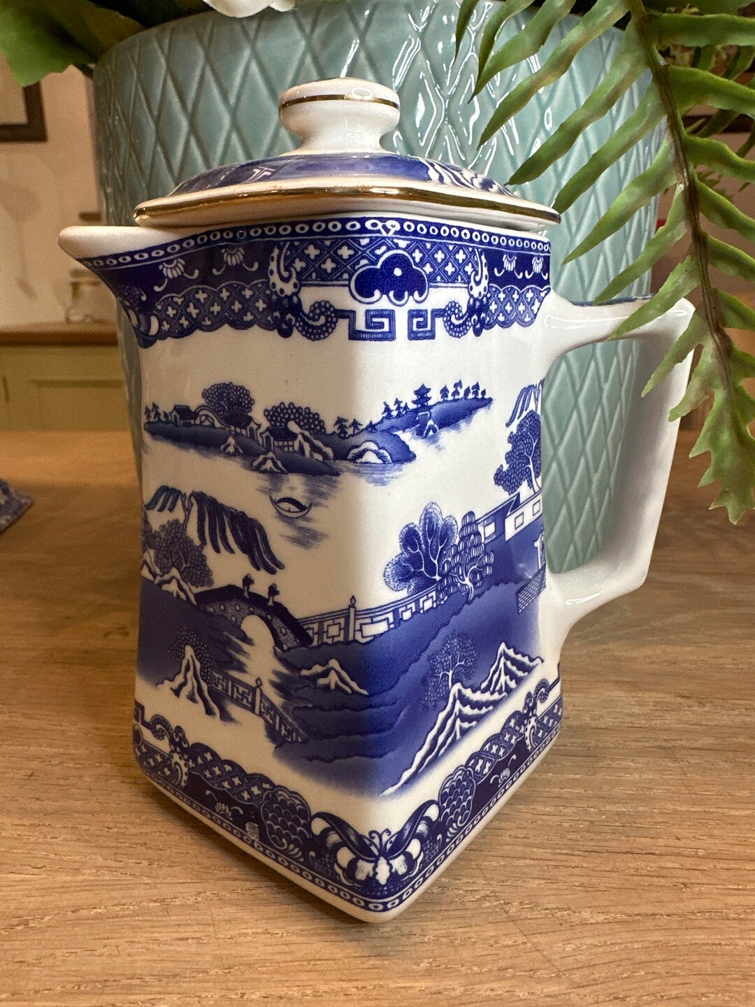 Ringtons Limited Maling Tea Merchants Hot Water Lidded Jug Made in ...