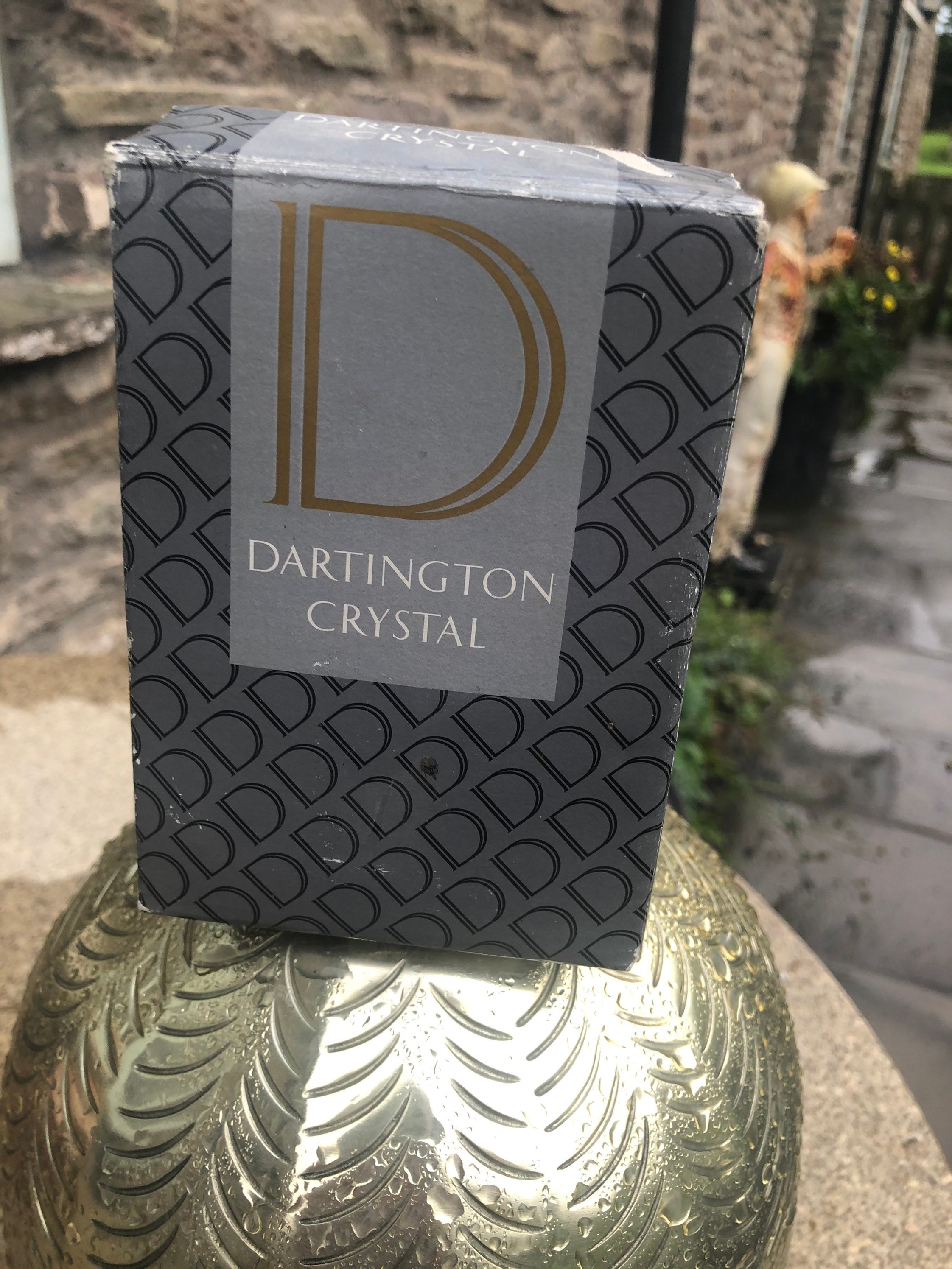 Darlington Crystal Glass Post Vase - Etsy