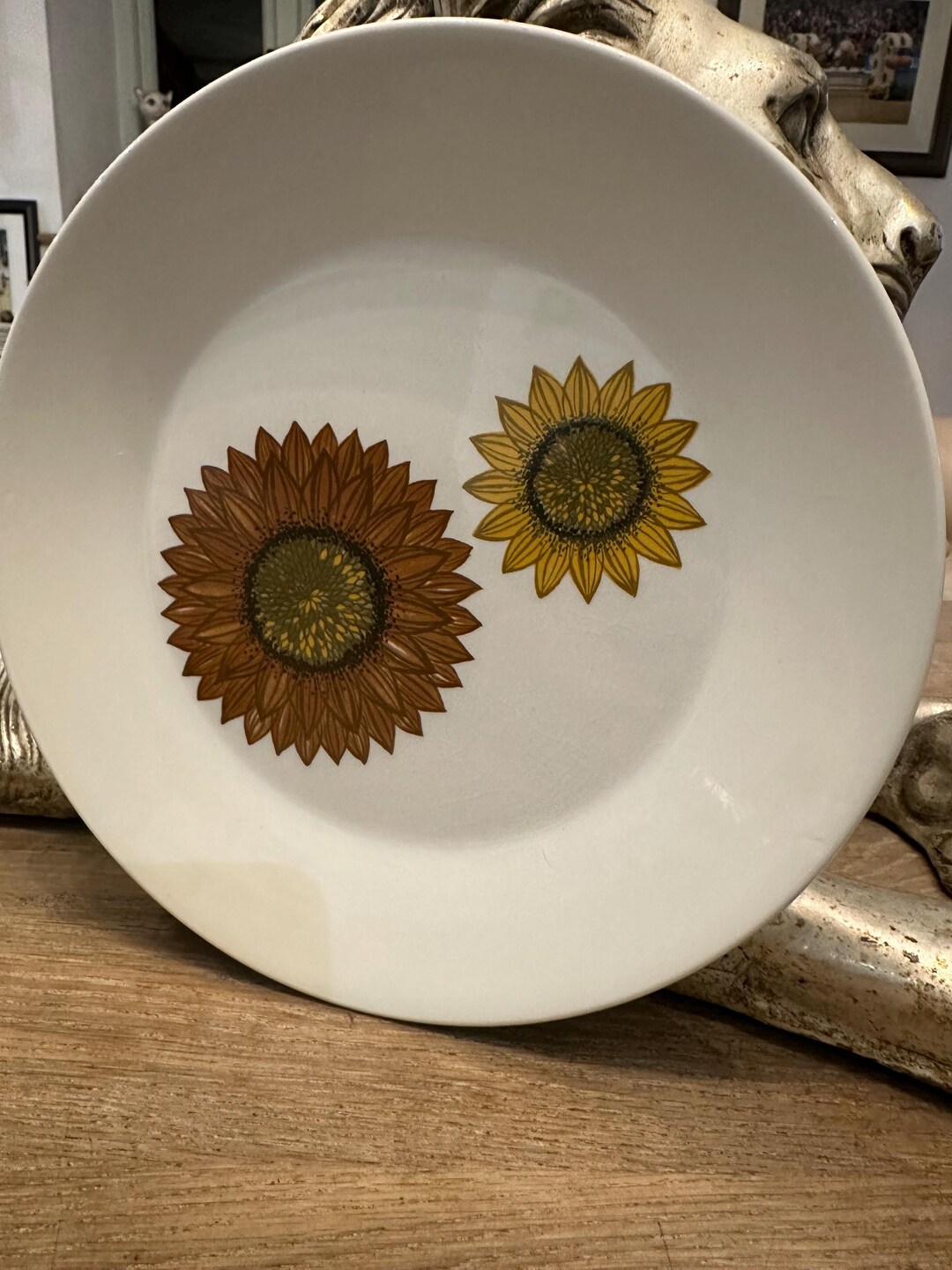JG Meakin Palma Sunflower Design Ironstone 25 Cm Dinner Plates in Very ...