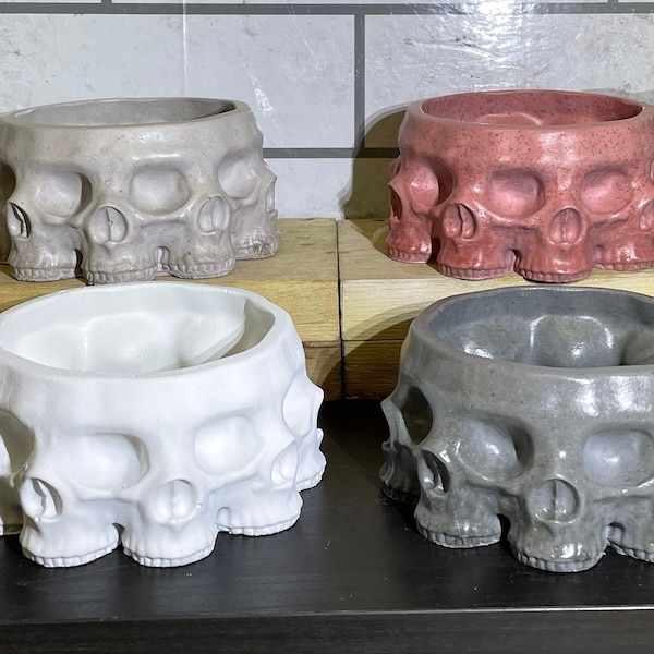 Skull Planter - Etsy
