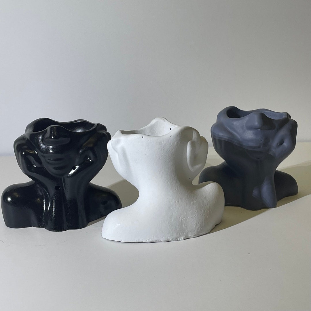 Modern Minimalist Abstract Face Flower Pot - Etsy