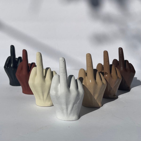 Middle Finger Ring - Etsy