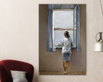 Figure at Window Art - Etsy