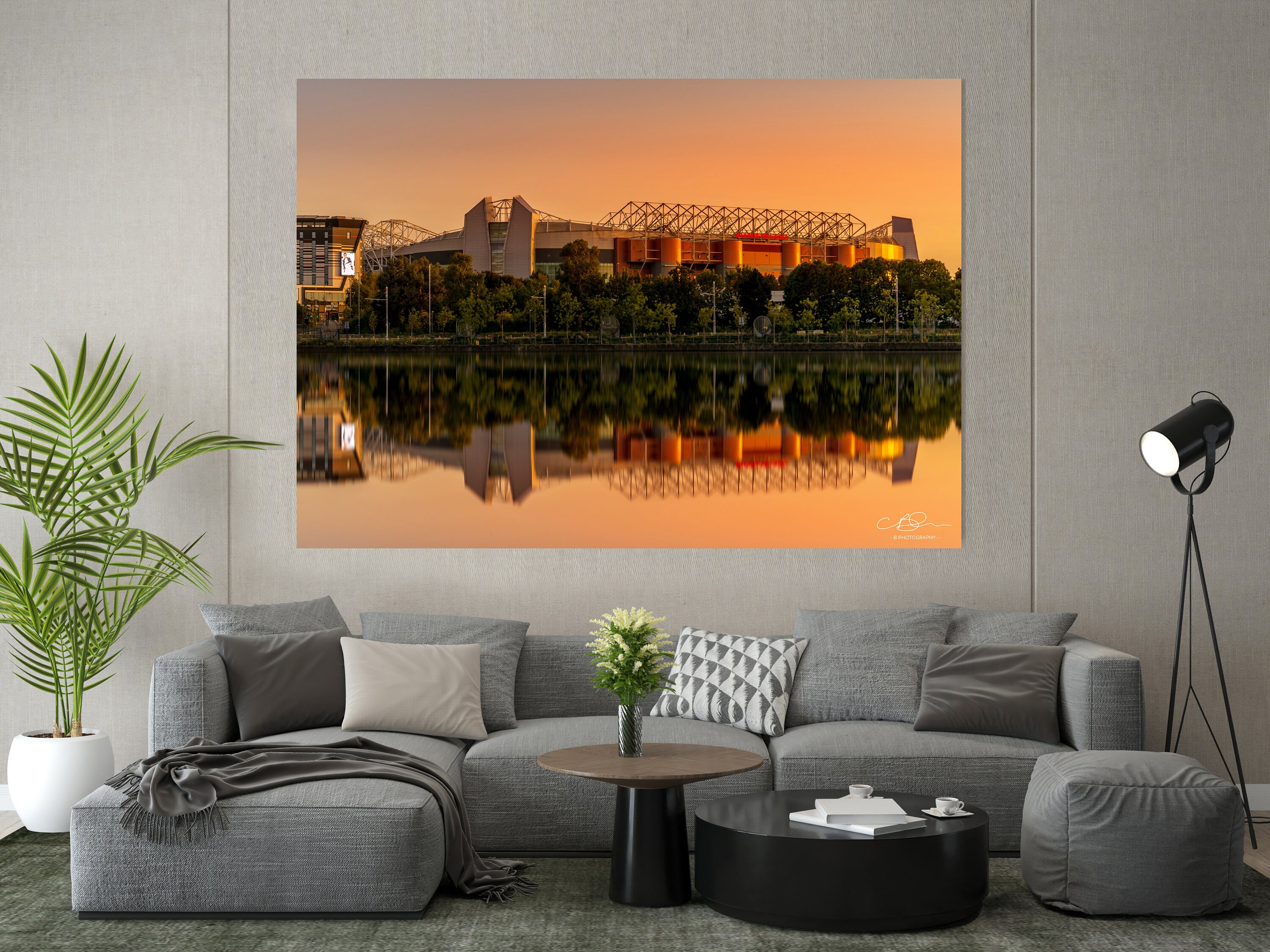 Manchester United Print Manchester Print MCR Print Manchester Home ...