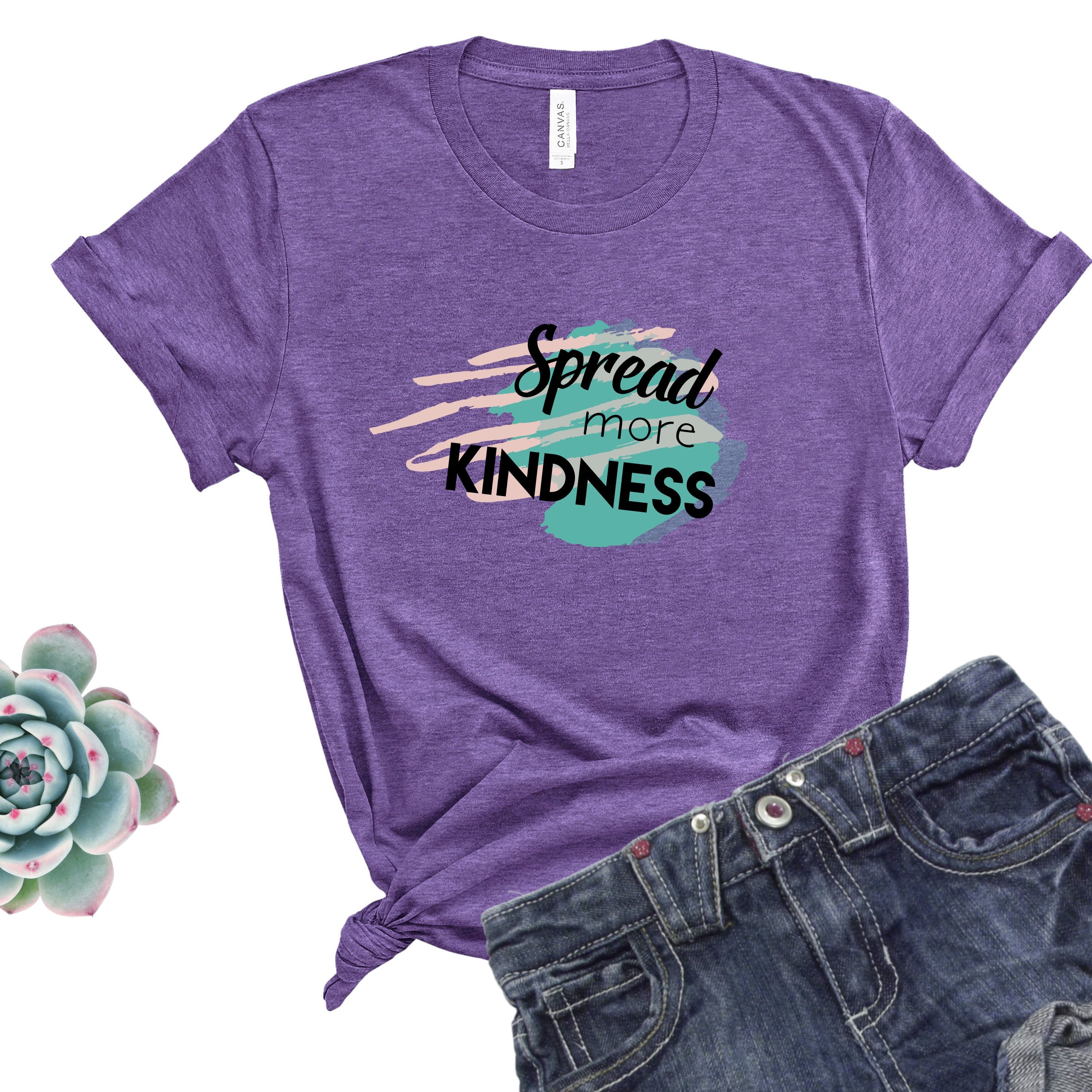 Spread More Kindness Shirt: Inspirational Unisex Tee - Etsy