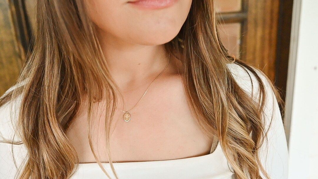 Jesus Pendant Necklace, 14k Gold Filled Small Christus Necklace ...
