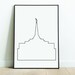 Gilbert LDS Temple Outline, Simple LDS Temple Outline, Digital Download ...